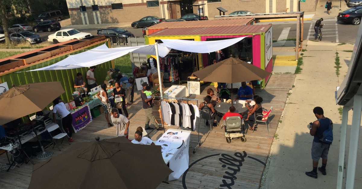 Shipping Container Food Stand | Chicago’s Street Food Center