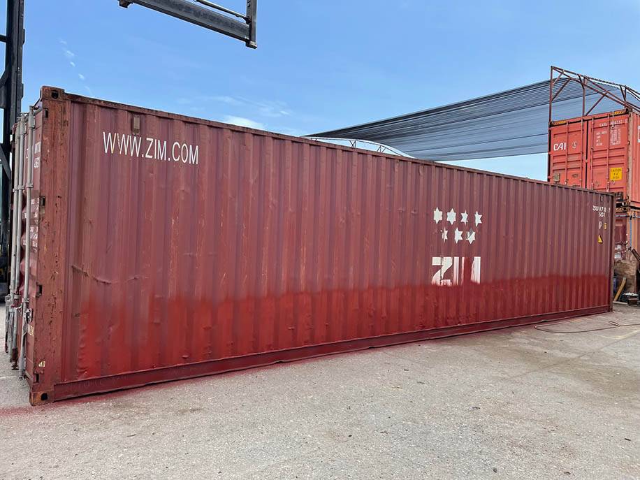 Used 40 ft Shipping Container High Cube 9 ft 6 || Used Cargo Worthy CW ...