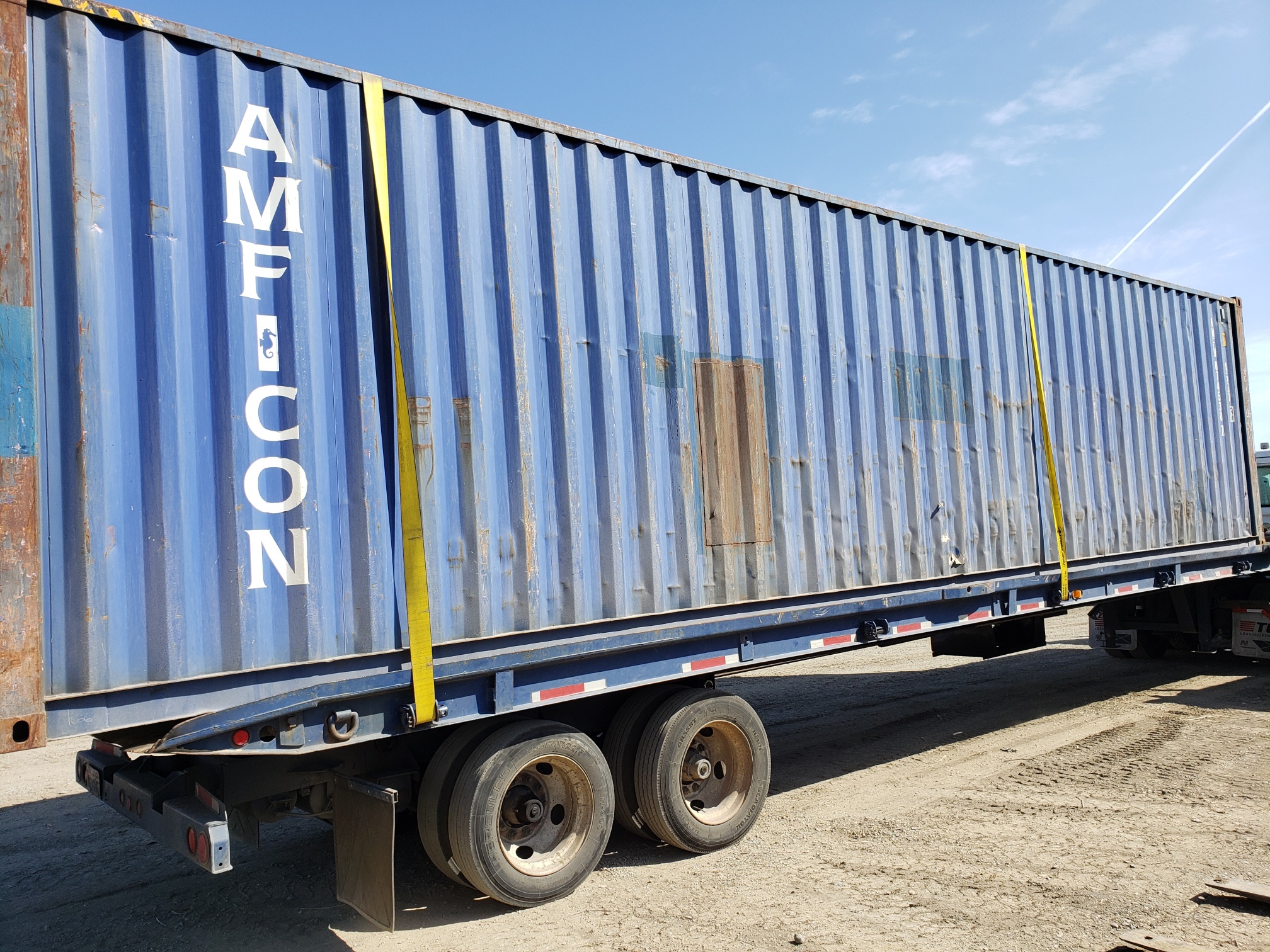 Used 40 ft Shipping Container Standard 8 ft 6 in High || Used Cargo ...