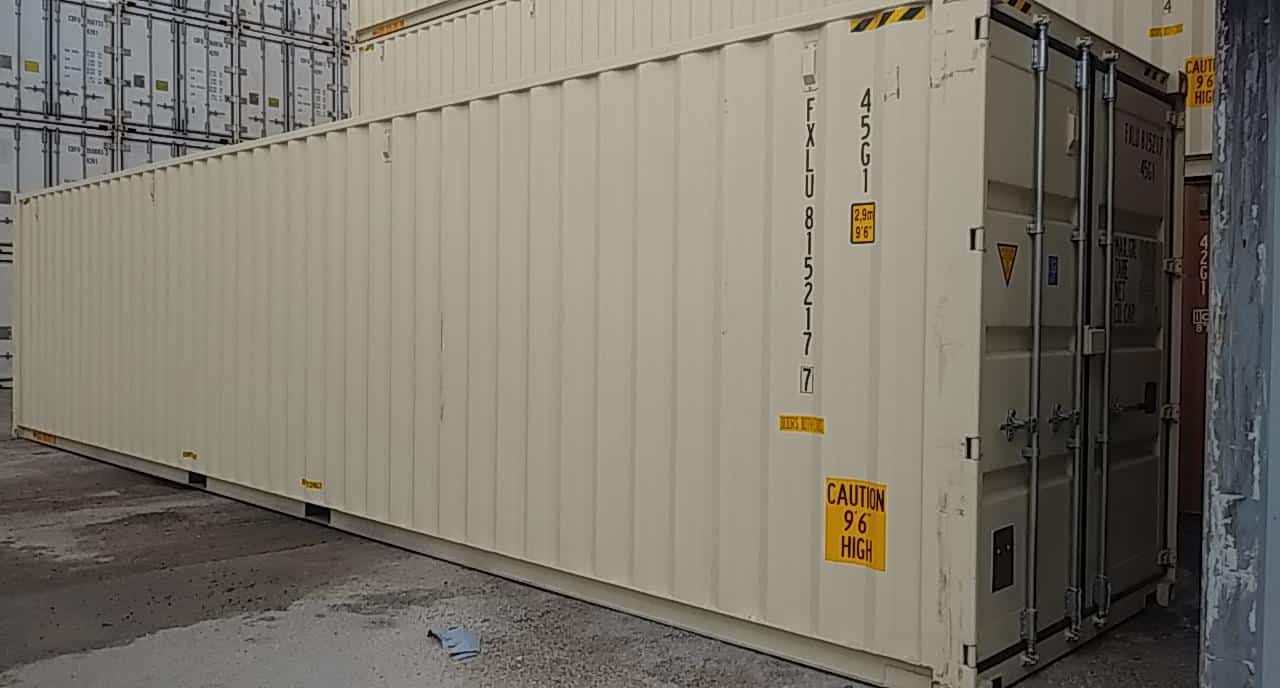 New 40 ft Shipping Container Standard 8 ft 6 in High || New IICL Conex ...