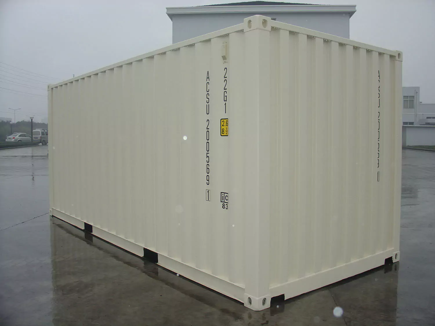 New 20 ft Shipping Container Standard 8 ft 6 in High || New IICL Conex ...